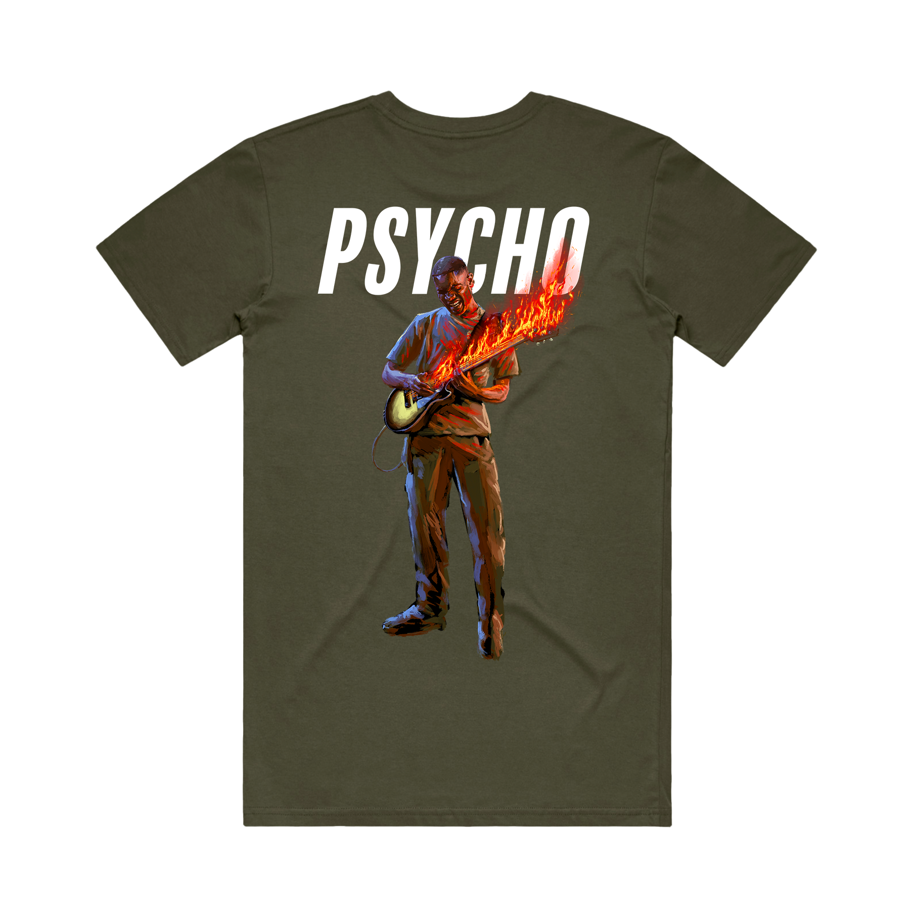 Psycho In The Fire Tee - Dave